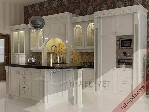 Dịch vụ lắp đặt tủ bếp bàn đảo bảo hành chu đáo - Tủ Bếp Đá